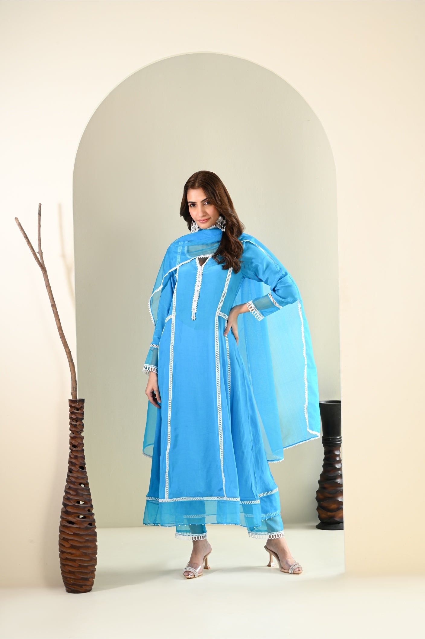 Neelam- Blue Suit Set – Sitarah